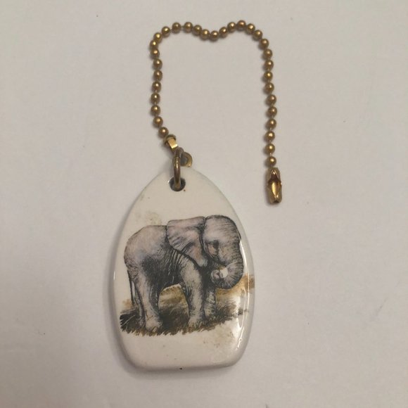 Elephant Ceiling Fan/Light Pull | Other | Vintage Porcelain Pull Chain ...